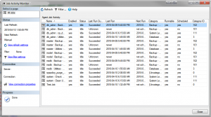 Activity Sql Server Agent Jobs Sql Server Science